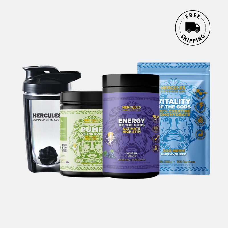 Supercharged Pre Workout Stack – Hercules Supplements Aust