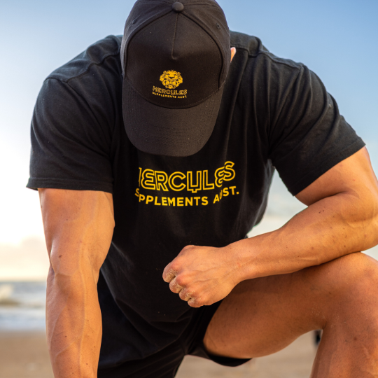 Hercules Signature White Singlet – Hercules Supplements Aust